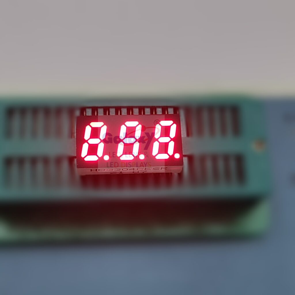 0.3 inch 3 Digit 7 Segment Display | Seven Segment Display in Mumbai