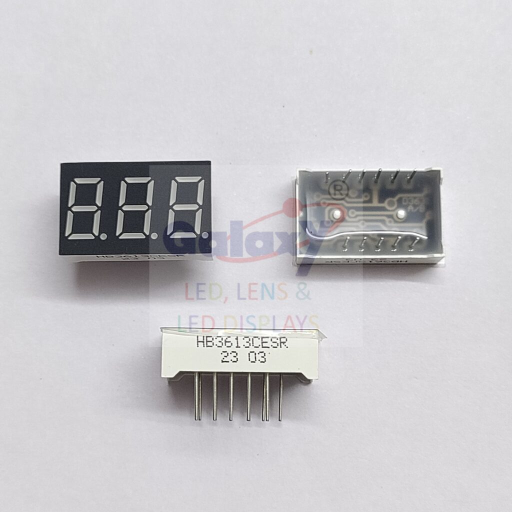 0.36 inch 3 Digit 7 Segment Display | Seven Segment Display in Mumbai