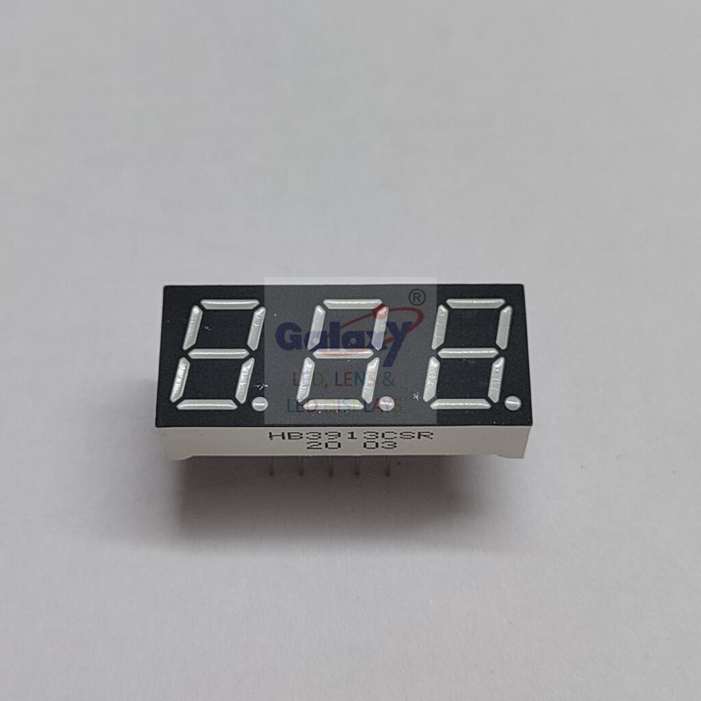 0.39 inch 3 Digit 7 Segment Display | Seven Segment Display in Mumbai
