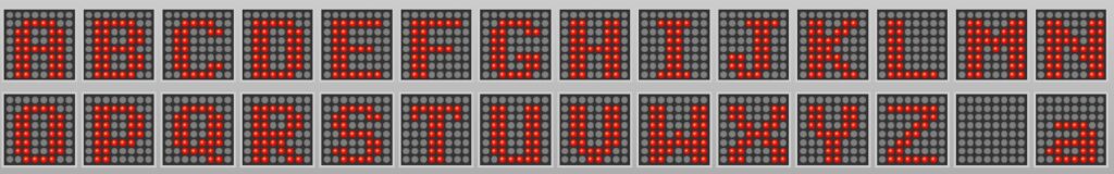 8x8 Dot matrix led display 0.7 inch | LED Dot Matrix Display in Mumbai.