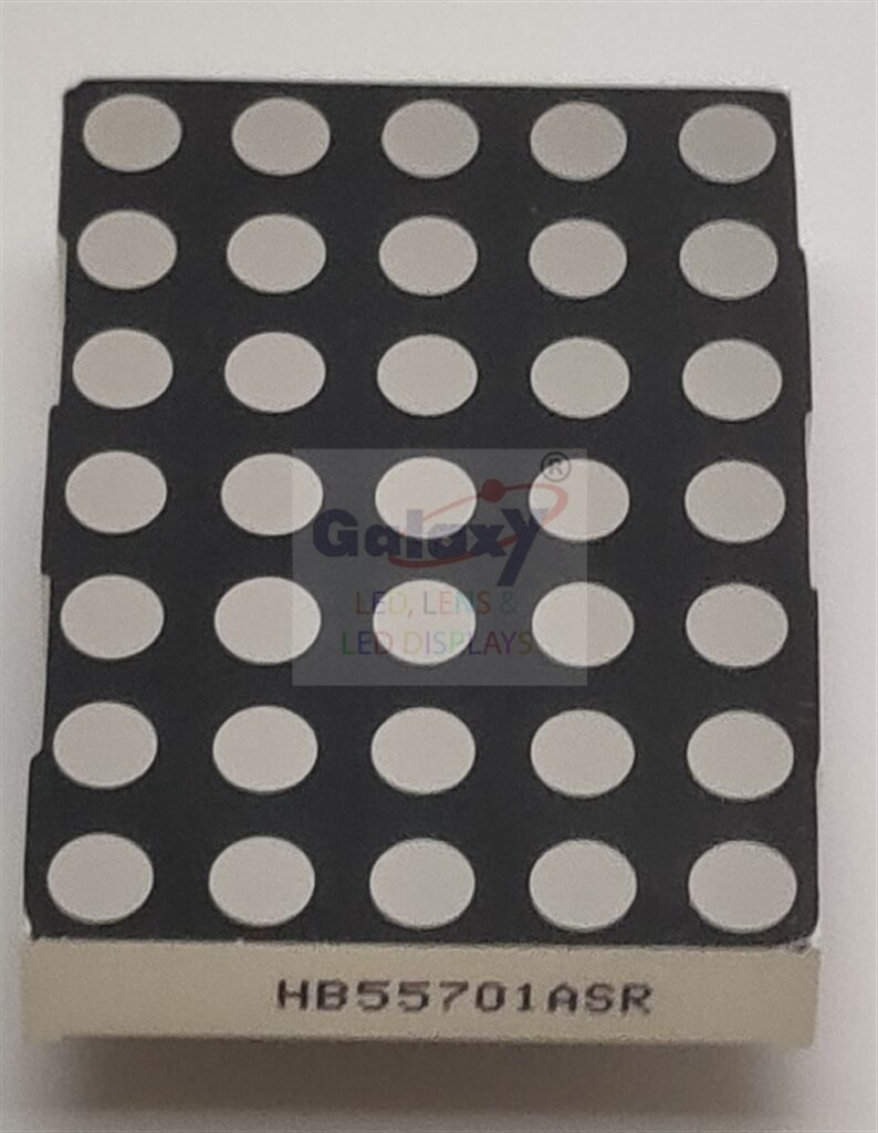 5x7 LED Dot Matrix Display (2.3 Inch) | LED Dot Matrix Display in Mumbai.