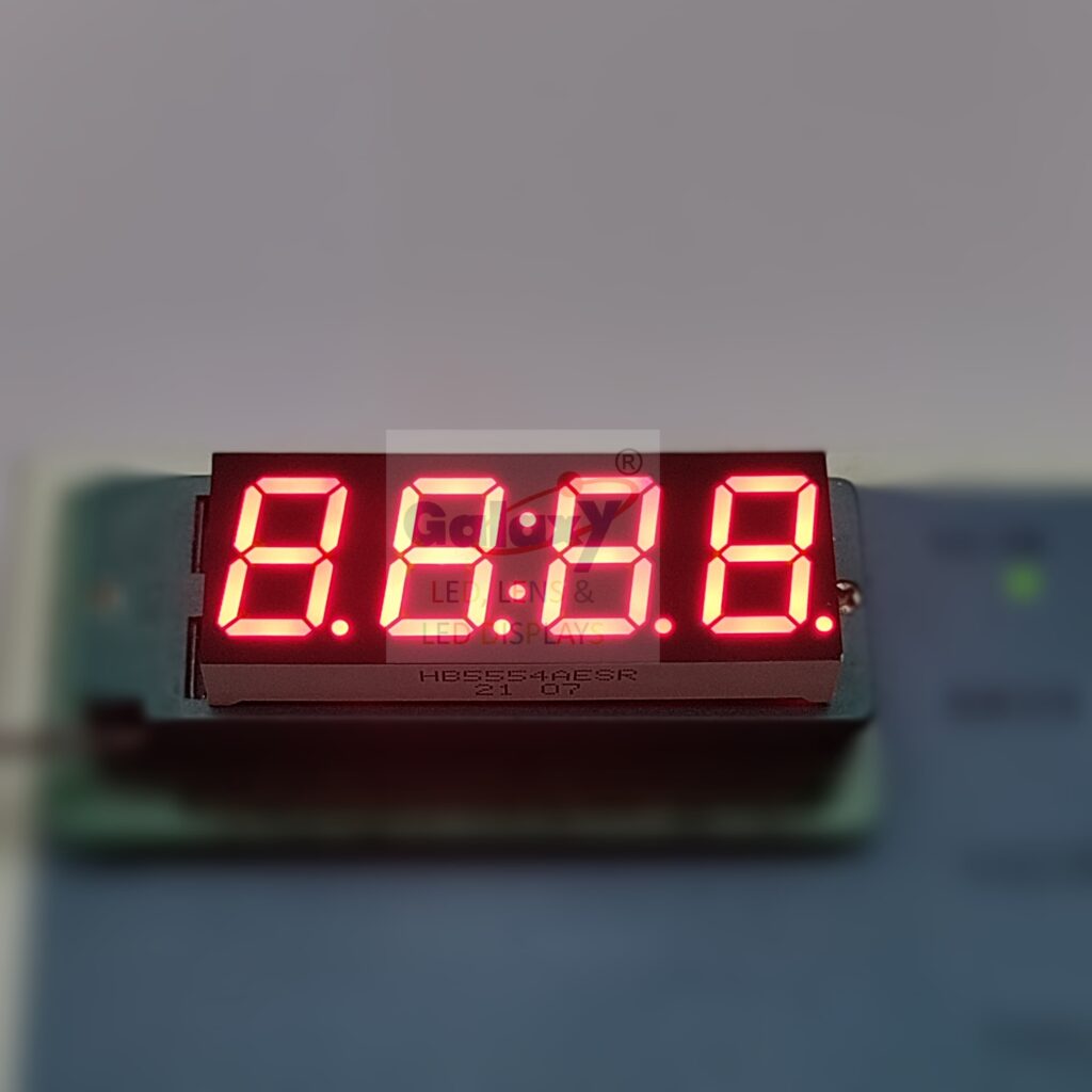 0.56 Inch 4 Digit 7 Segment Display Clock - Asian Electronics