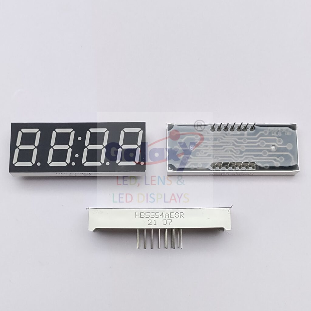 0.56 Inch 4 Digit 7 Segment Display Clock - Asian Electronics