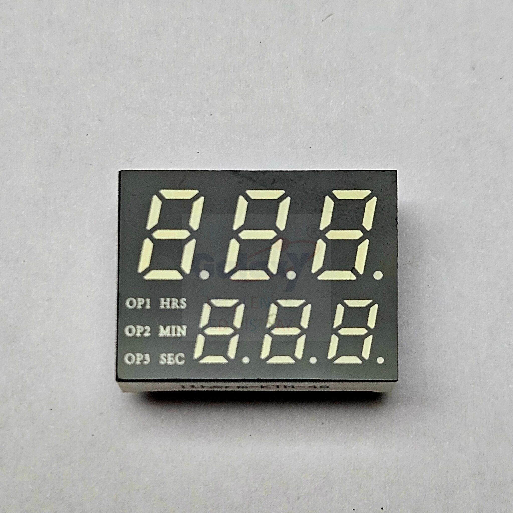 Seven Segment Display Module (29mm x 23mm) - Asian Electronics
